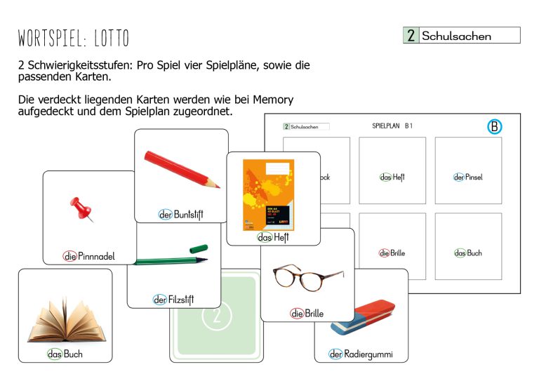 Die Spielesammlung 1 (digital) - Das Grammatikkarussell